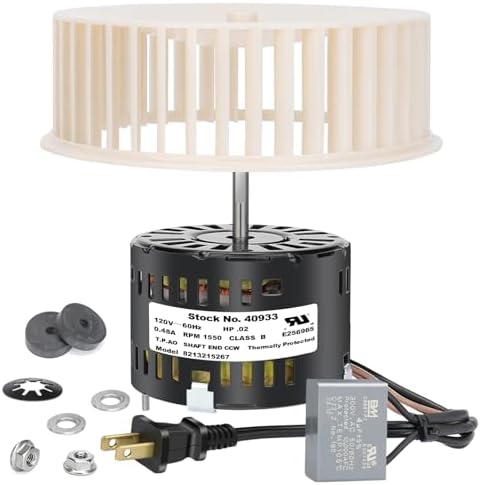 PACKARD 3.3 Inch Diameter Vent Fan Motor Direct Replacement For Nutone ...