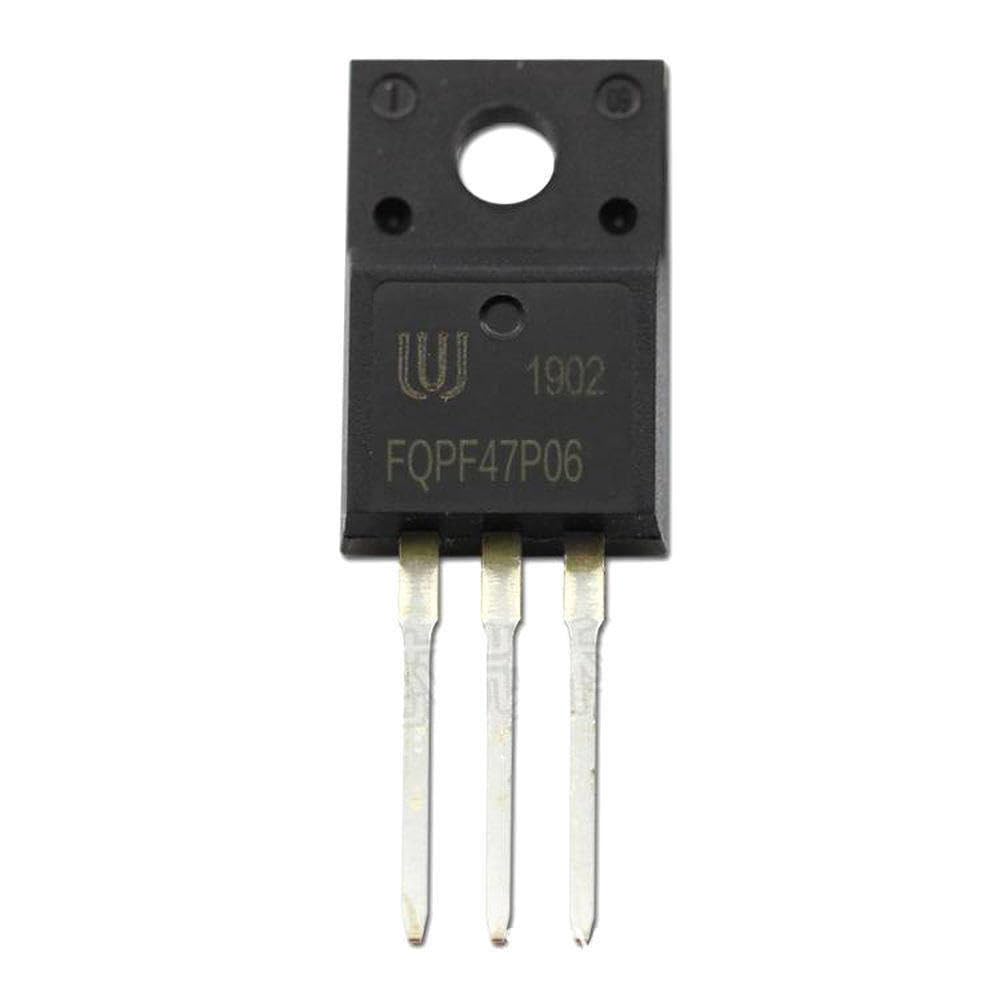 5Pcs Mosfet FQPF47P06 47P06 60V 30A TO-220F P Channel Mosfet: Amazon ...