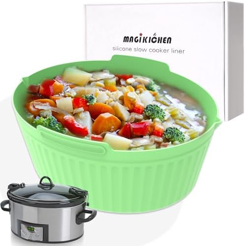 Amazon.com: Slow Cooker Liners - Crock Pot Liners Silicone Insert ...