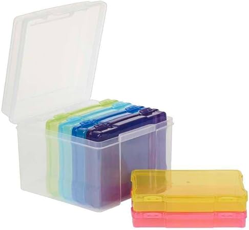 Amazon.com: WRVCSS Photo Storage Box 5" x 7",6 Inner Photo Case Photo ...
