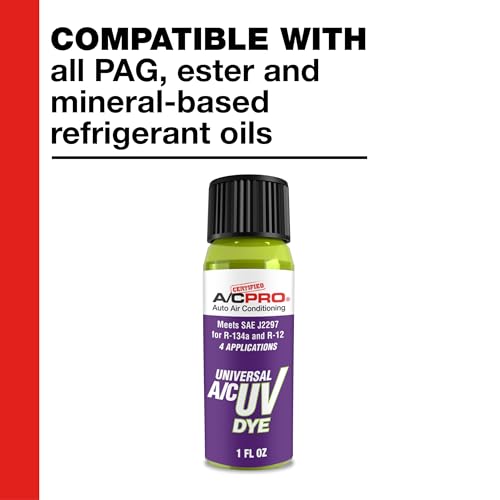 A/C Pro Certified A/C Pro Car Air Conditioner Leak Detector Dye ...