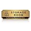 Amazon.com : Storage Room Sign for Business Door, Self-Adhesive Durable ...