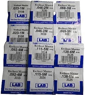 Lab Security Brand Master Pin Set #1-6T Color Coded Pins compatable ...