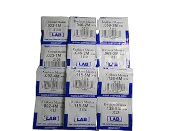 Lab Security Brand Master (top) Pin Set #1-6T Color Coded Pins ...