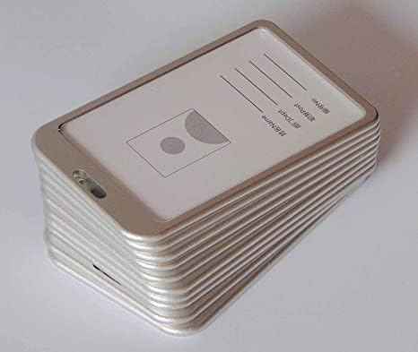 King Online I Cards-Natural Hard Metal (Aluminum Alloy) ID Card Holder ...