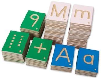 Amazing child Montessori Number and Letter Tiles : Amazon.co.uk: Toys ...