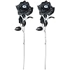 Amazon.com: Spooky Haunted House Artificial Gothic Black Roses with ...