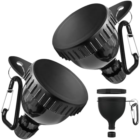 YEXEXINM 4 Pcs Protein Powder Container with Funnels Stand, 4 Stackable ...