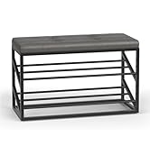 Amazon.com: Small Shoe Bench for Entryway Shoe Bench with Cushion Shoe ...