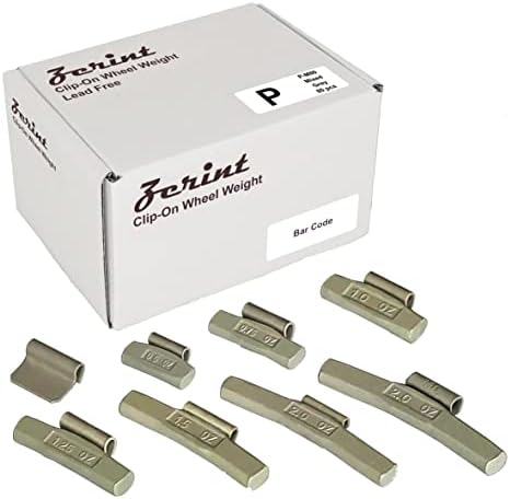 Amazon.com: ZERINT P-M80 Wheel Weight Kit P Style Grey 80 pcs/kit: 1/4 ...