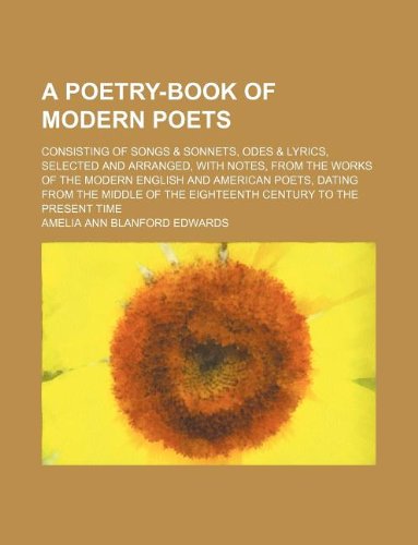 『A Poetry-Book of Modern Poets; Consisting of Songs & - 読書メーター