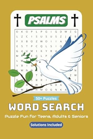 Psalms Word Search Puzzle Book: Inspirational Puzzles for Bible ...