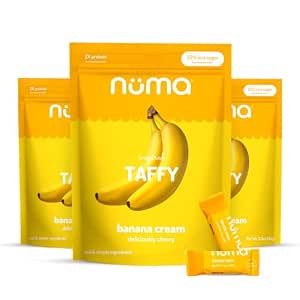 Amazon.com : Numa Foods Banana Taffy Candy, Made with Real & Simple ...