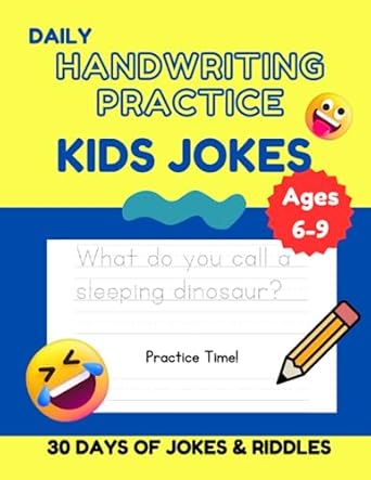 Daily Handwriting Practice Kids Jokes - Tracing letters and forming ...