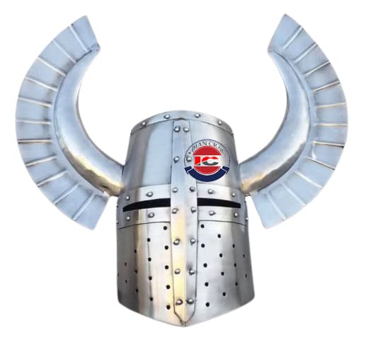 Buy Medieval Knight Antique Great Helmet with Teutonic Crest Wing ...
