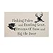 Amazon.com: ESH7 35x57cm Country Deer Wall Decals Quotes Fishing Poles ...