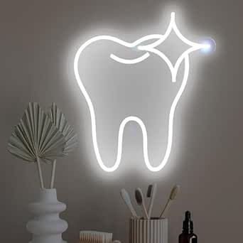Buy Tooth Neon Light, Custom Neon Sign, Personalized Wall Decor ...