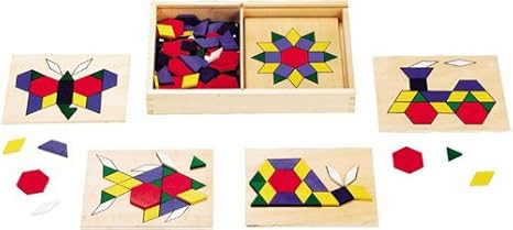 Amazon.com: Melissa & Doug Pattern Blocks and Boards : Toys & Games