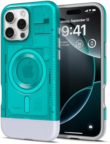 Amazon.com: Spigen Classic C1 MagFit Designed for iPhone 16 Pro Case [Military-Grade Protection ...