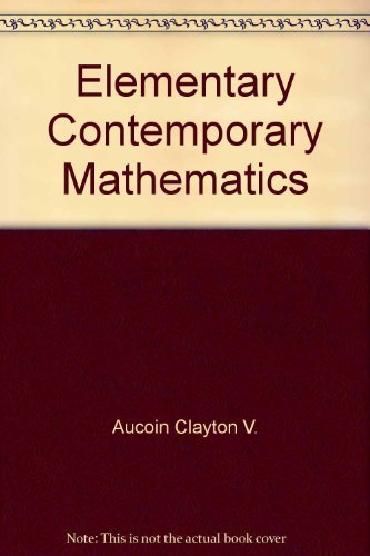 Buy Elementary Contemporary Mathematics Book Online at Low Prices in ...