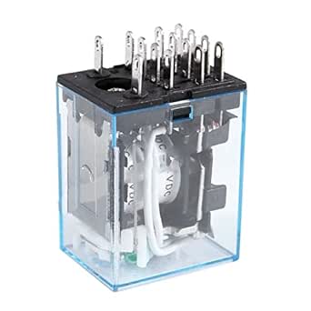 1pcs Relay MY4NJ Coil LED Indicator 14 pin Terminal DC12V 24V 36V 48V 110V 220V Controls Relays ...