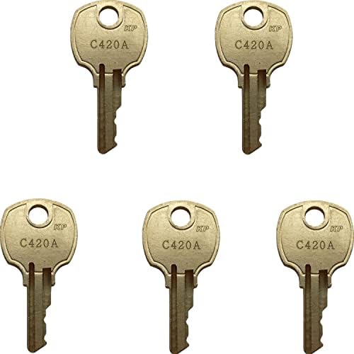 KeyPower (5 Keys) for National CompX Cam Locks C420A - Amazon.com