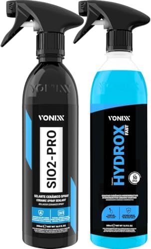 Vonixx Hydrox Fast 500ml & Sio2-Pro 500ml Coating Cerâmico Carro ...