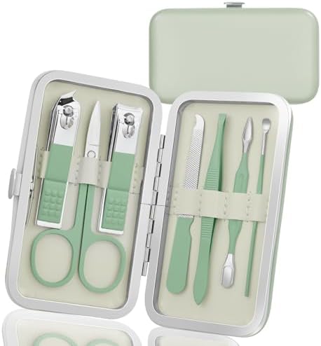Amazon.com : Manicure Set 10 in 1 Mens Gifts Nail Clipper Kit Travel ...