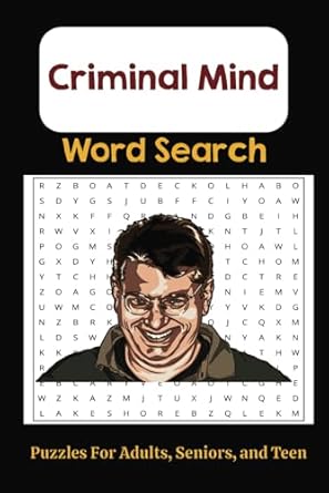 Criminal Mind Word Search Puzzle Book: Word Searches with Easy to Read ...