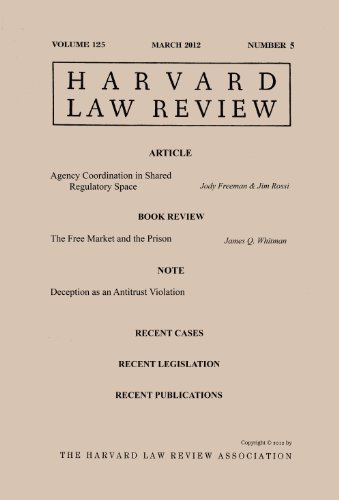 Harvard Law Review: Volume 125, Number 5 - March 2012 eBook : Harvard ...