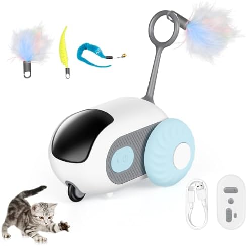 Remote Control Electric Cat Toy,Smart Sensing Interactive Cat Toys for ...