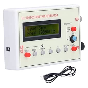 Amazon.co.jp: DDS Function Generator, Digital Display Function Signal ...