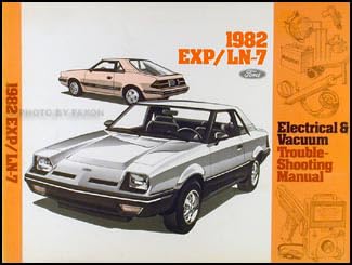 1982 EXP LN-7 Electrical and Vacuum Troubleshooting Manual Supplement: Ford: Amazon.com: Books