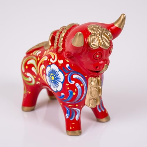 Amazon.com: Peruvian Red Ceramic Pucara Bull 4.7" Tall, Folk art ...
