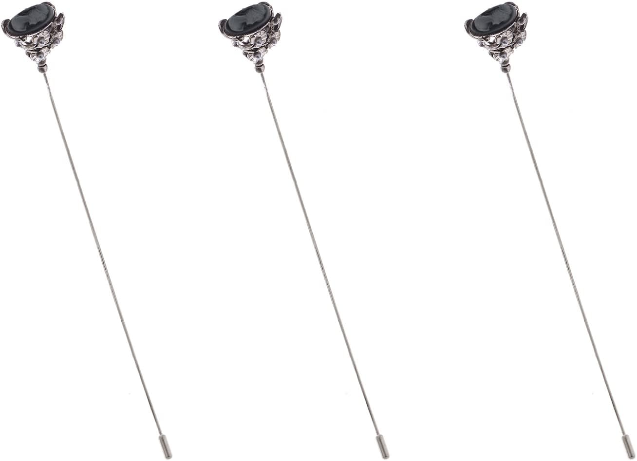 Amazon.com: Alilang Vintage Inspired Silver Hat Pin Hollow-out Design ...