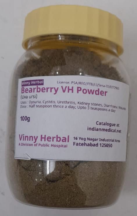 Buy Vinny Herbal Bearberry VH Powder 100g Jar Online at Low Prices in ...