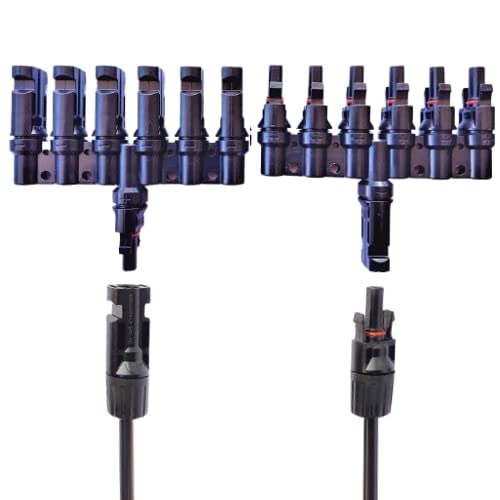 Kenbrook Solar 6 in 1 T6 Connector with MC-4 Connector (with 1 Pair MC ...
