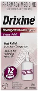 NEW Drixine Decongestant Nasal Spray 15mL : Amazon.com.au: Health ...