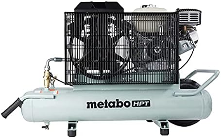 Metabo HPT Air Compressor, Wheelbarrow, Honda GX 160 Engine, 8-Gallon ...