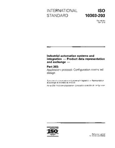 ISO 10303-203:1994, Industrial automation systems and integration ...