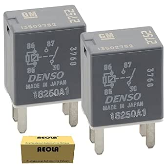 Amazon.com: Aeola 2 Pack 13502752 Turn Signal Relay Gray 2752 A/C ...