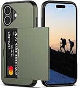 Amazon.com: Nvollnoe Compatible with iPhone 16 Pro Case with Card ...