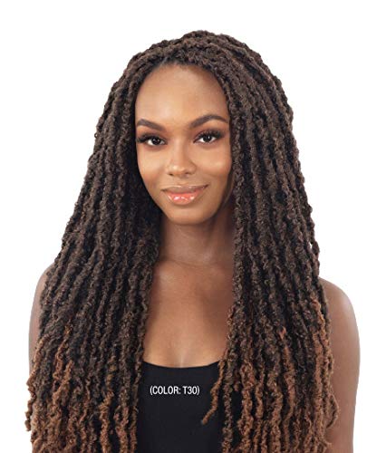Amazon.com : FreeTress Crochet Braids DISTRESSED LOC 22" (6-Pack, T30 ...