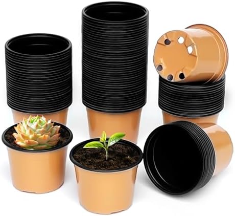 Amazon.com: Juvale 150-Pack 2 Inch Plastic Seedling Pots for Plants ...