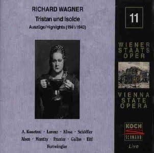 Amazon | Vienna St.Opera Live Vol.11 Furtwangler: Tristan und Isolde ...