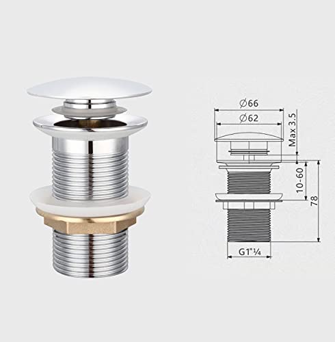 Maloftars Washbasin Drain Fitting Universal Drain Fitting without ...