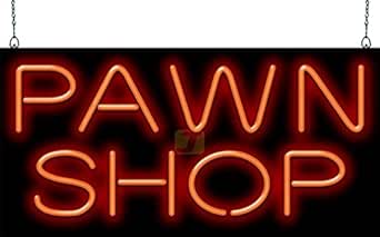 Pawn Shop Neon Sign - Large Size - 32" wide x 16" high - Real, Quality ...