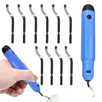 11Pcs Premium Deburring Tool Kit - Durable Hand Deburring Tool for ...