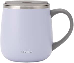 Amazon.co.jp: [ケユカ] KEYUCA pomaステンレスマグ 400ml フタ付き ライトパープル : ホーム＆キッチン