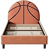 Amazon.com: SOFTSEA Twin Boys Bed Frame, Basketball Design Twin Size ...